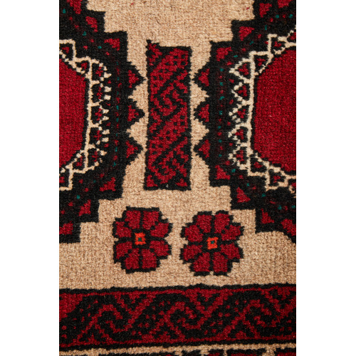 Fakhri Hand-Knotted Wool Balouchi Rug | Temple & Webster