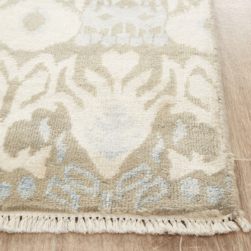 Lithiksha Hand-Knotted Wool Rug | Temple & Webster