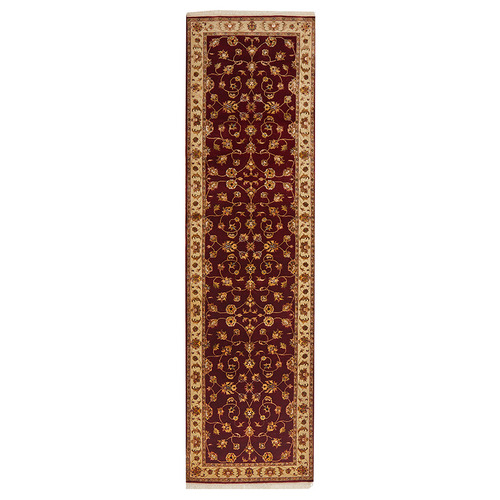 Eirna Hand-Knotted Wool & Silk Runner | Temple & Webster