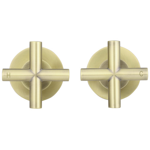 2 Piece Cross Handle Wall Top Assembly Set | Temple & Webster