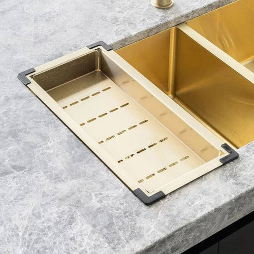 Meir Lavello 430mm Stainless Steel Sink Colander | Temple & Webster