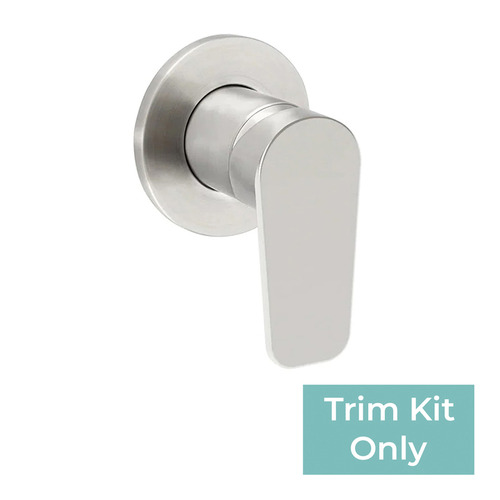 Round Paddle Shower/Bath Wall Mixer Trim Kit Only | Temple & Webster
