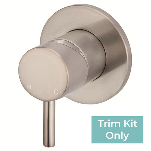 Round Pin Shower/Bath Wall Mixer Trim Kit Only | Temple & Webster