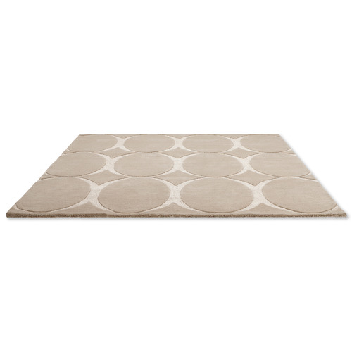Beige Renaissance Hand-Tufted Wool-Blend Rug | Temple & Webster