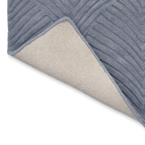 Cool Grey Folia Hand-Tufted Wool Rug | Temple & Webster
