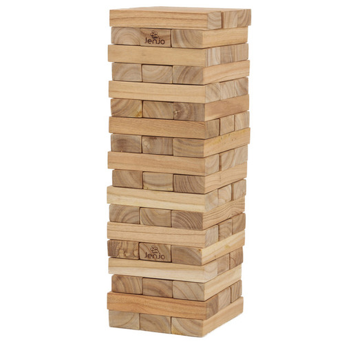 JenjoGames 54 Piece 63cm Giant Outdoor Wooden Blocks Set & Reviews ...