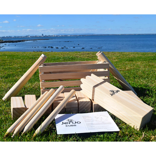 JenjoGames Kubb Lawn Game Set | Temple & Webster