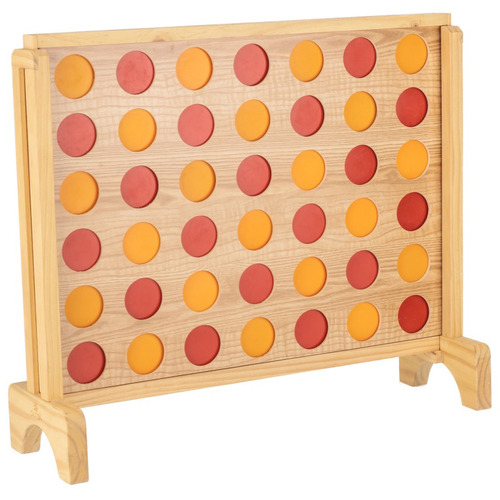 JenjoGames Natural Mega Connect 4-In-A-Row Game Set | Temple & Webster