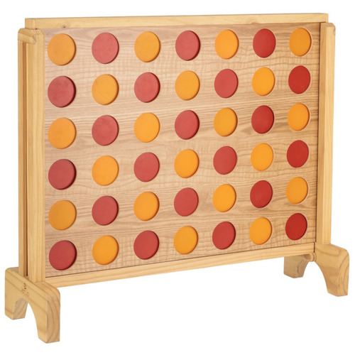 JenjoGames Natural Mega Connect 4-In-A-Row Game Set | Temple & Webster