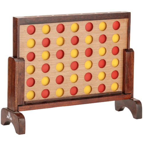 JenjoGames Mini 4-In-A-Row Board Game | Temple & Webster