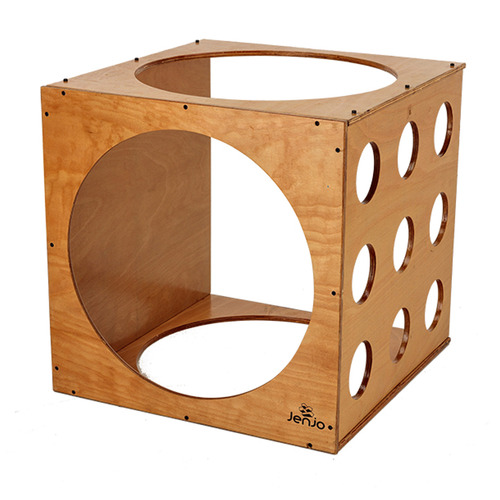Kids' Natural Wooden Climbing Cube | Temple & Webster