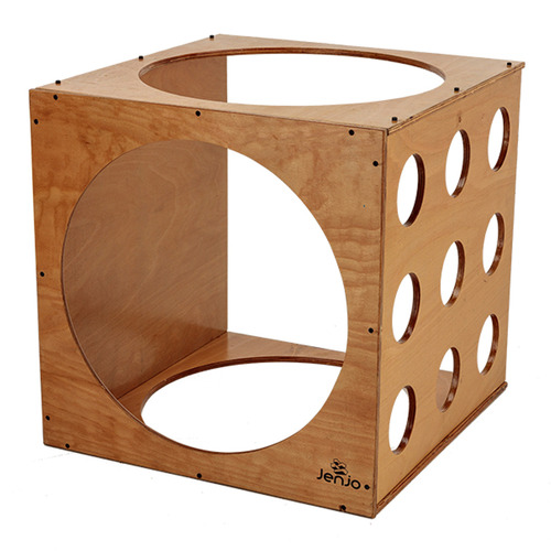Kids' Natural Wooden Climbing Cube | Temple & Webster