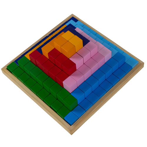 Jenjo Large 100 Piece Block Building Pyramid Outdoor Game Set | Temple ...