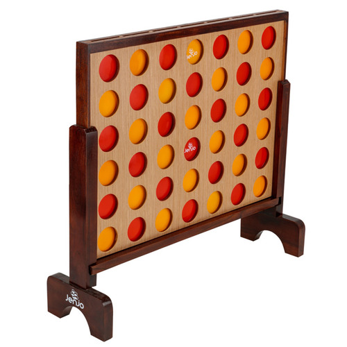 JenjoGames Brown Mega Connect 4-In-A-Row Game Set | Temple & Webster