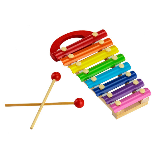 JenjoGames Kids' 3 Piece Wooden Xylophone & Mallets Set | Temple & Webster