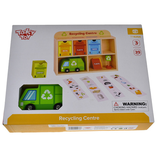 TookyToy Kids' Recycling Centre Puzzle | Temple & Webster