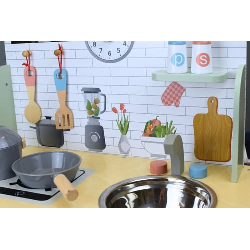 Tooky Toy Wooden Kitchen Play Set | Temple & Webster