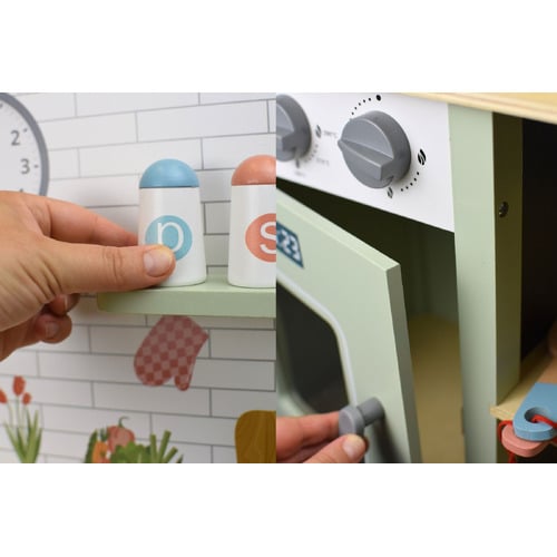 Tooky Toy Wooden Kitchen Play Set | Temple & Webster