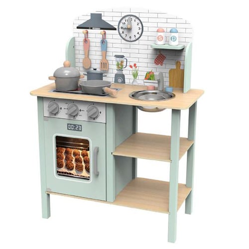 Tooky Toy Wooden Kitchen Play Set | Temple & Webster