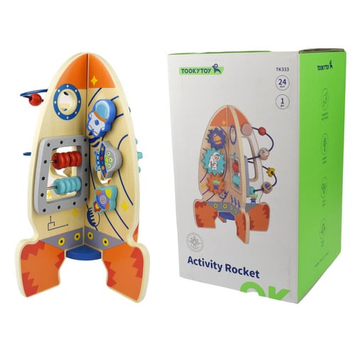 TookyToy Tooky Toy Activity Toy Rocket | Temple & Webster