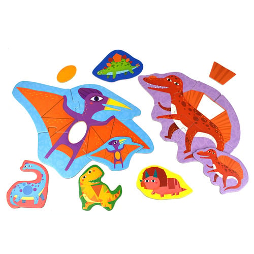 JarMelo 33 Piece Dinosaur Jigsaw Puzzle | Temple & Webster