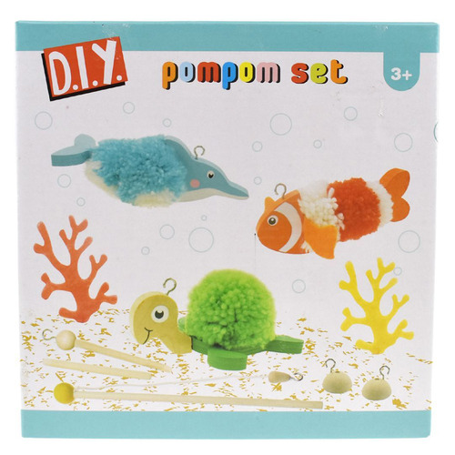 Kaper Kidz Fish Pom Pom Craft Kit | Temple & Webster