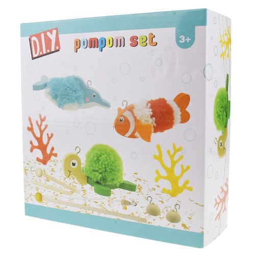 Kaper Kidz Fish Pom Pom Craft Kit | Temple & Webster