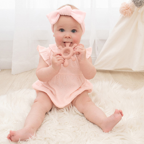 LivingTextiles Playground Splash Silicone Teether | Temple & Webster