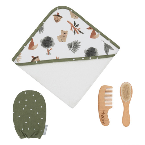 Living Textiles 4 Piece Forest Retreat Bath Gift Set | Temple & Webster