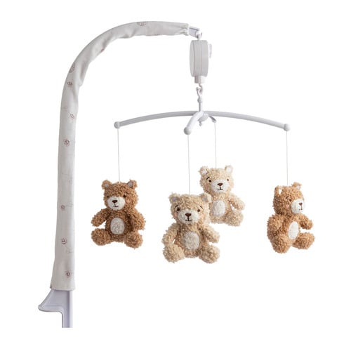 Living Textiles Cuddly Bear Musical Mobile | Temple & Webster