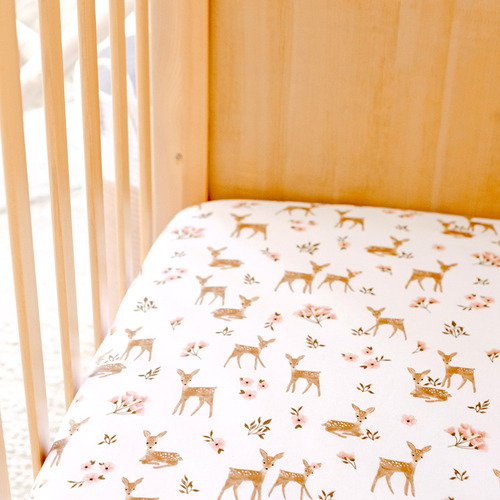 Living Textiles 2 Piece Sophia Garden Cotton Jersey Cot Fitted Sheet ...