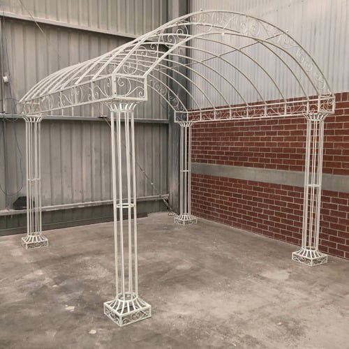 The Complete Garden 300cm Metal Garden Gazebo | Temple & Webster