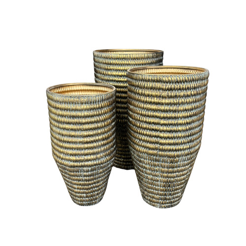 3 Piece Wilson Planter Set | Temple & Webster