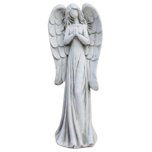 Seraph Praying Angel Fibrestone Garden Statue | Temple & Webster