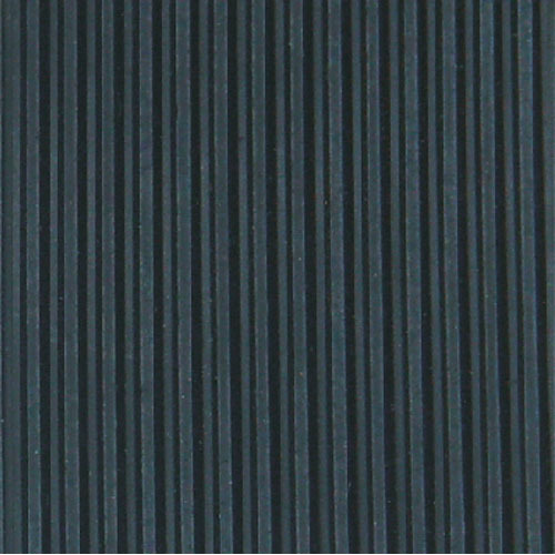 Matfx Black Ribbed Rubber Mat | Temple & Webster