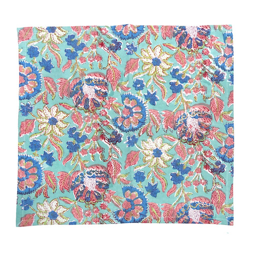 Multi-Coloured Flowers Cotton Table Napkins | Temple & Webster