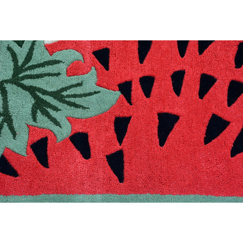 Boulevarde Rugs Watermelon Hand Made Kids' Wool-Blend Rug | Temple ...