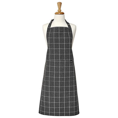 Ladelle Eco Chequered Cotton Apron | Temple & Webster
