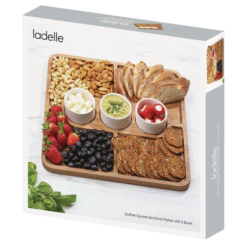 4 Piece Gather Platter & Bowl Set | Temple & Webster