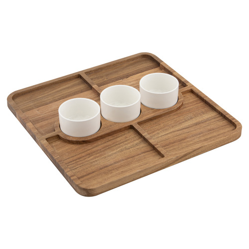 4 Piece Gather Platter & Bowl Set | Temple & Webster
