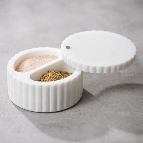 Ladelle Mason Marble Salt Cellar | Temple & Webster