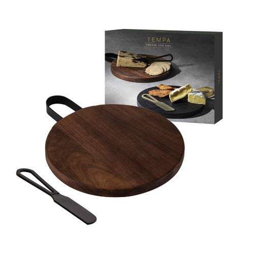 2 Piece Natural Orson Cheese Knife & Board Set | Temple & Webster