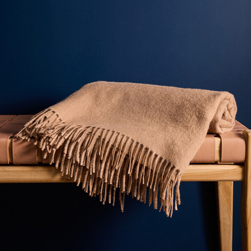 Peruvian Baby Alpaca Wool Throw | Temple & Webster