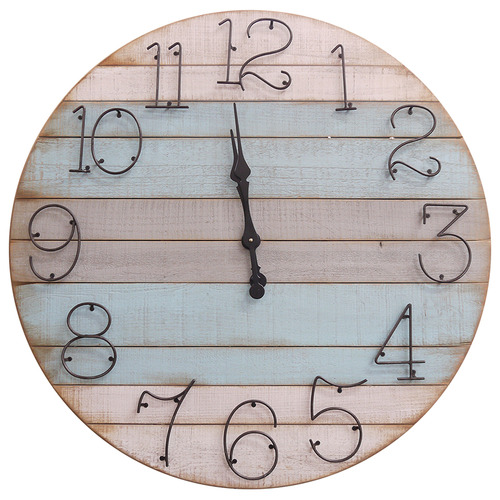 86.5cm Holiday Cabin Wall Clock | Temple & Webster