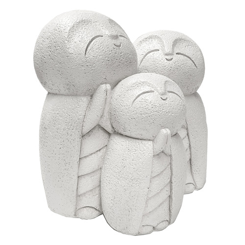 K'sHomewares&Decor Triple Japanese Jizo Statue | Temple & Webster