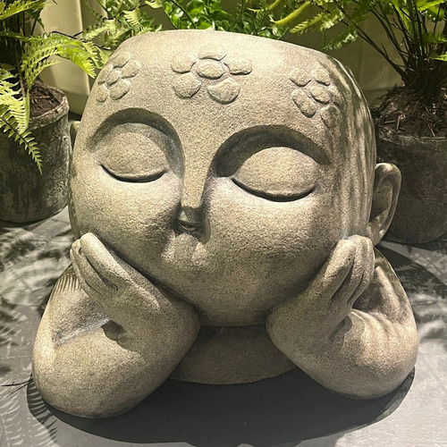 K'sHomewares&Decor Monk Head Planter | Temple & Webster