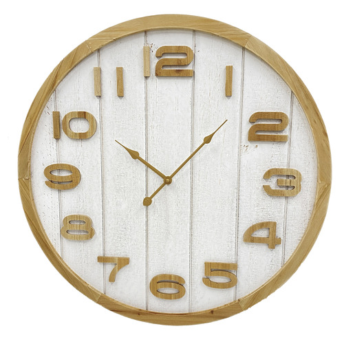 K'sHomewares&Decor 60cm Hampton Coastal Wall Clock | Temple & Webster