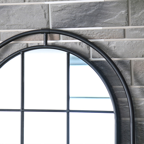 Sol Arched Metal Wall Mirror | Temple & Webster