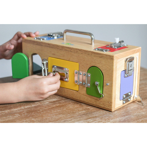 Mamagenius Kids' Original Lock Activity Box | Temple & Webster