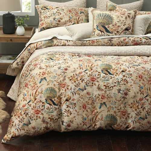 Floral Milan Cotton Quilt Cover Set | Temple & Webster